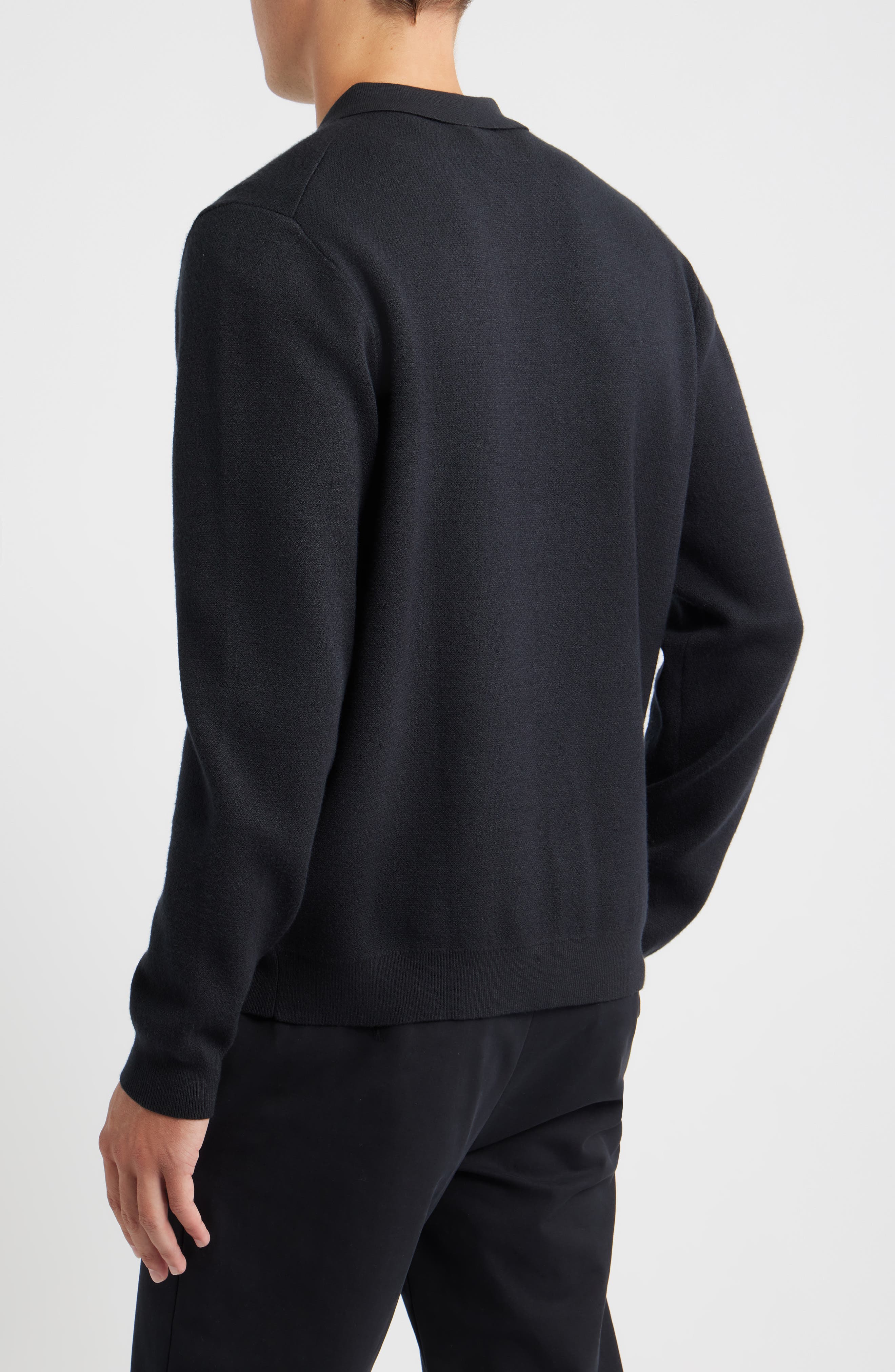Open Edit Polo Cardigan | Nordstrom