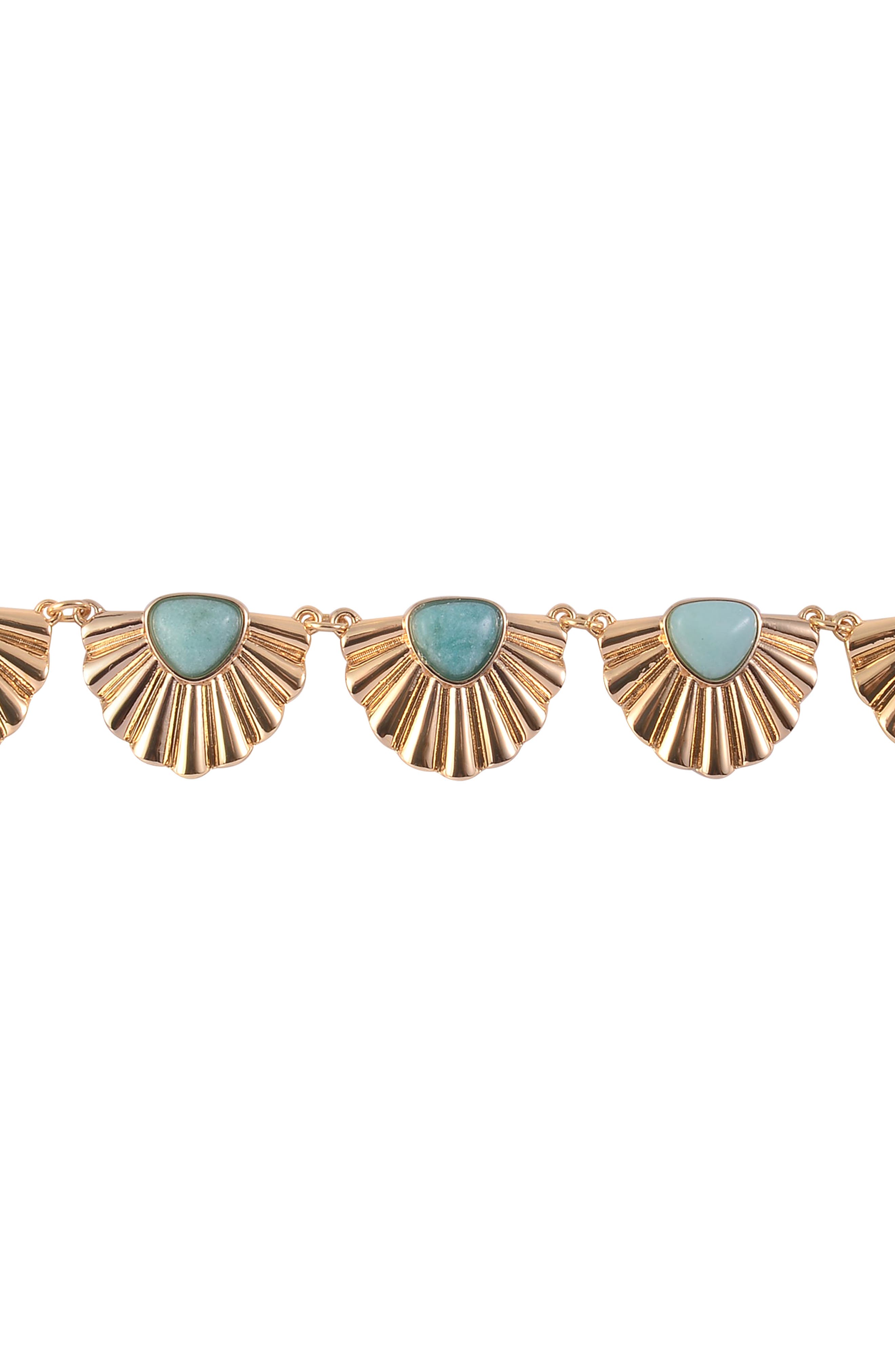 RACHEL Rachel Roy Cabochon Fan Frontal Necklace | Nordstromrack