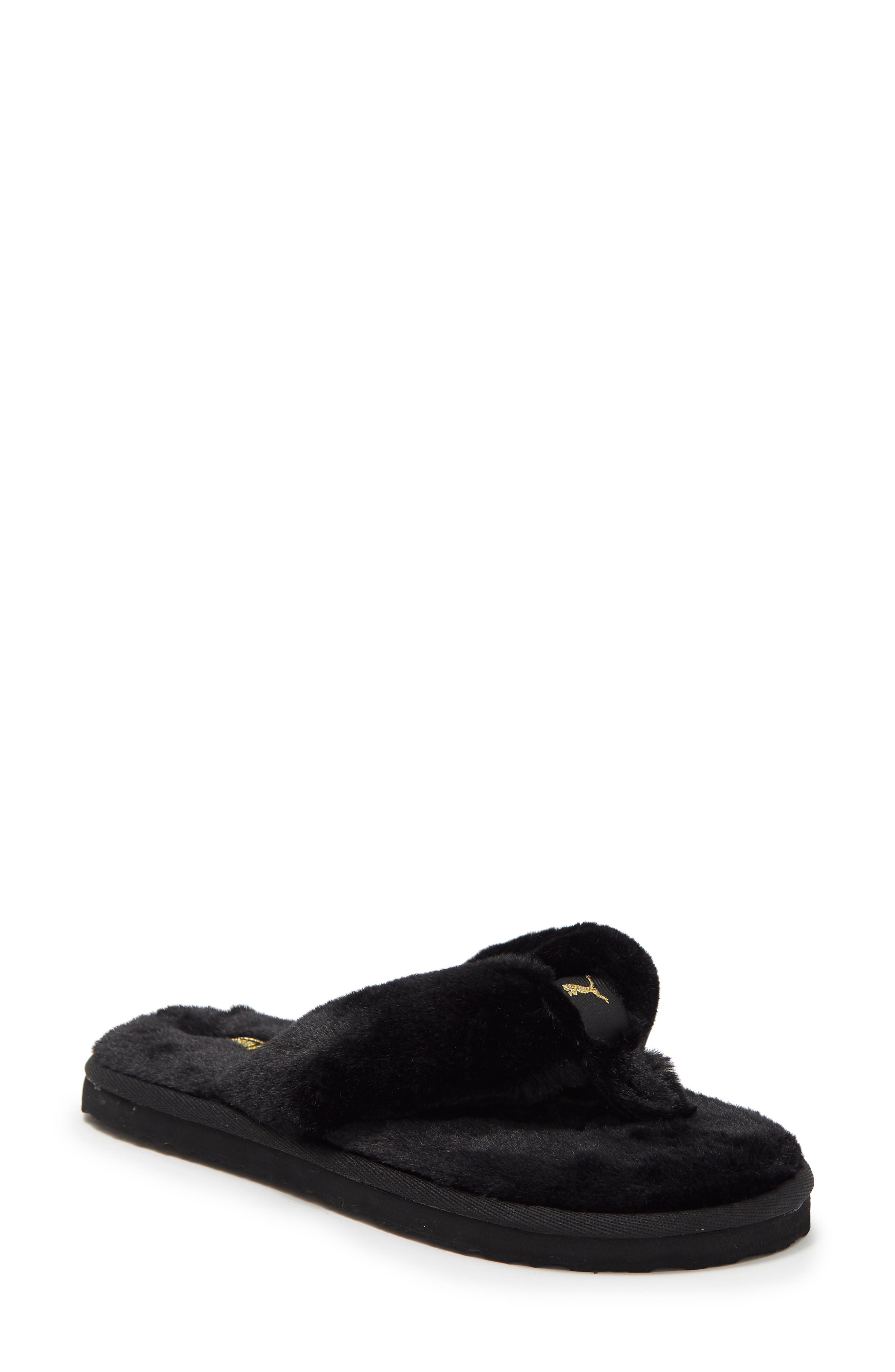 PUMA Fluff Faux Fur Flip-Flop (Women) | Nordstromrack
