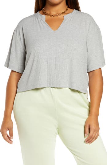 BP. Deep-V Ribbed T-Shirt | Nordstromrack