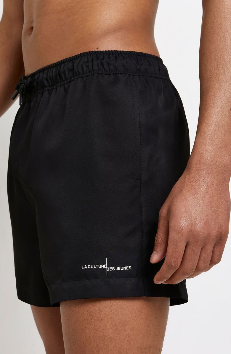 River Island Core Skinny Fit Solid Swim Trunks | Nordstromrack