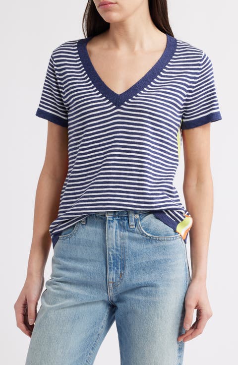 Women's Blue Striped Tops | Nordstrom