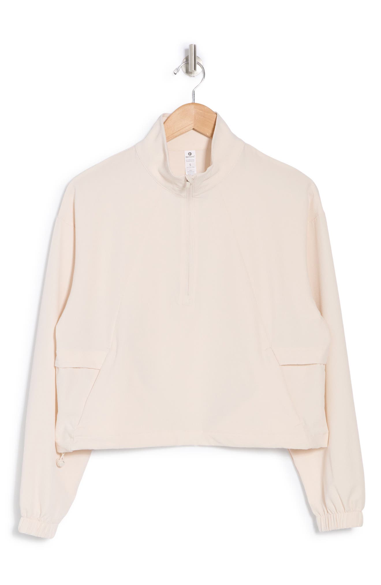 90 DEGREE BY REFLEX Andrea Mini Seersucker Crop Pullover | Nordstromrack