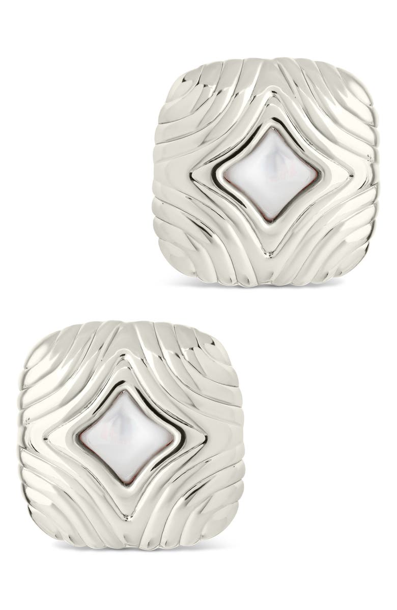 Sterling Forever Fiorella Bloom Stud Earrings | Nordstromrack