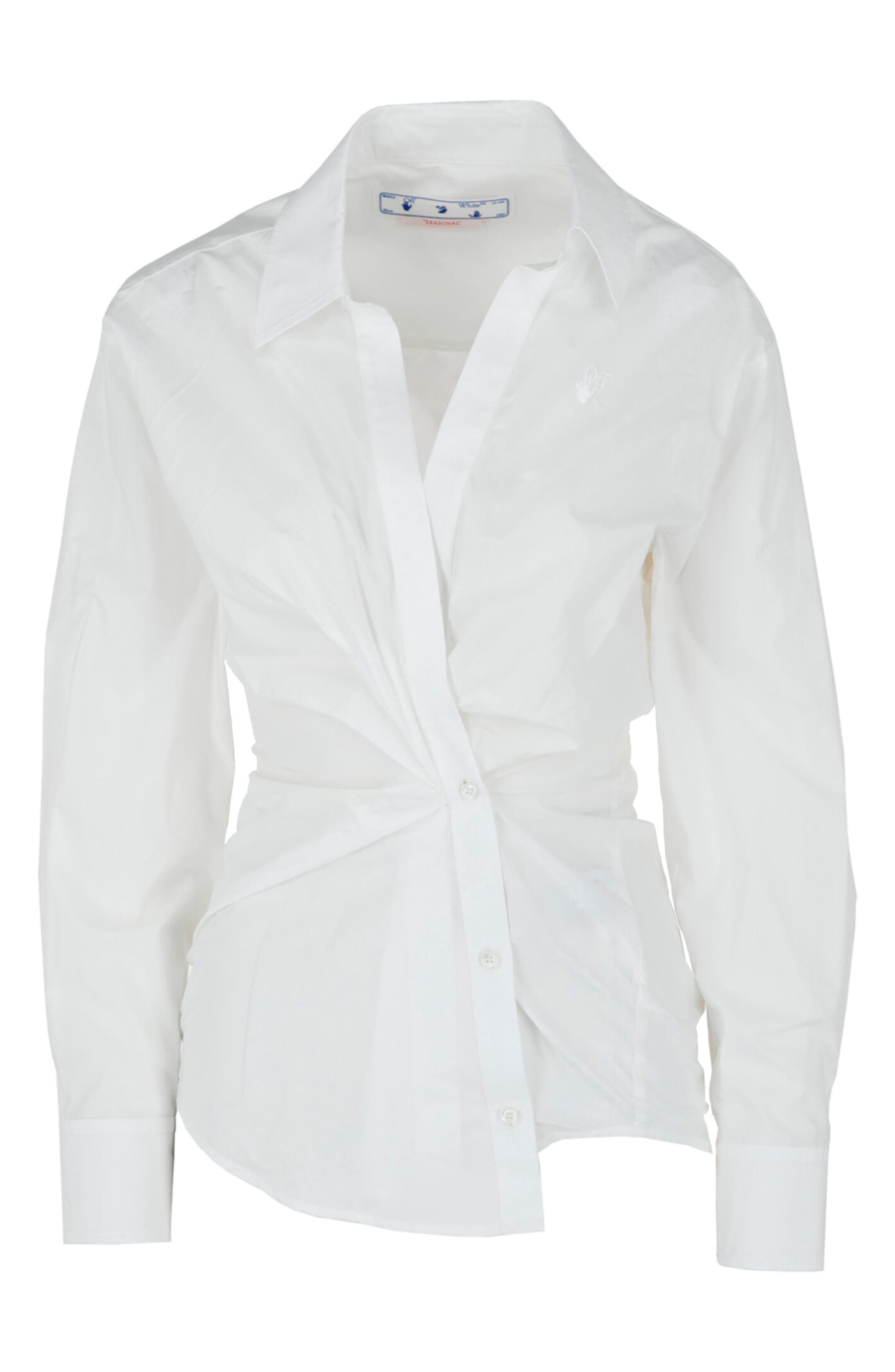 Poplin Wrap Button-Up Shirt (Women) | Nordstromrack