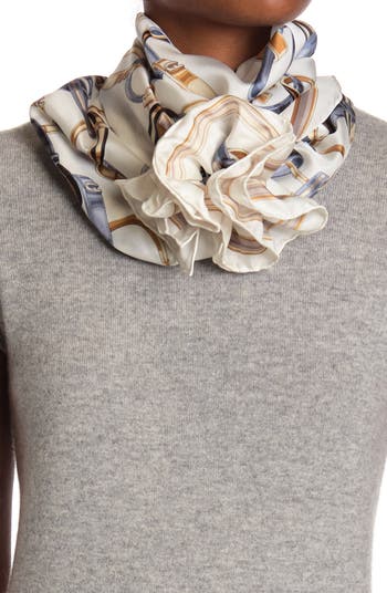 Furla Foulard Baroque Print Silk Scarf | Nordstromrack