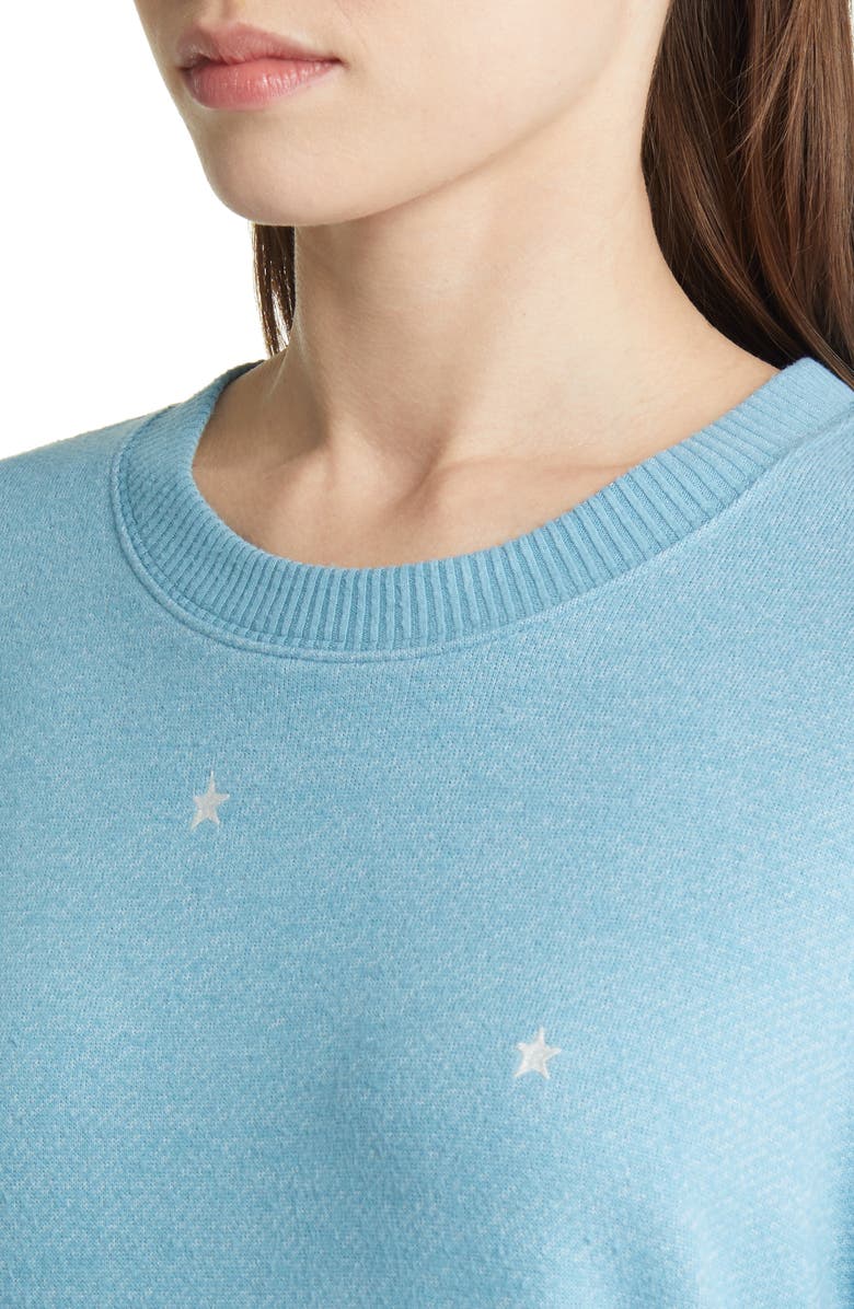 Rails Ramona Embroidered Star Cotton Blend Sweatshirt | Nordstromrack
