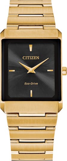 Citizen Eco-Drive Square Bracelet Watch, 28mm | Nordstromrack