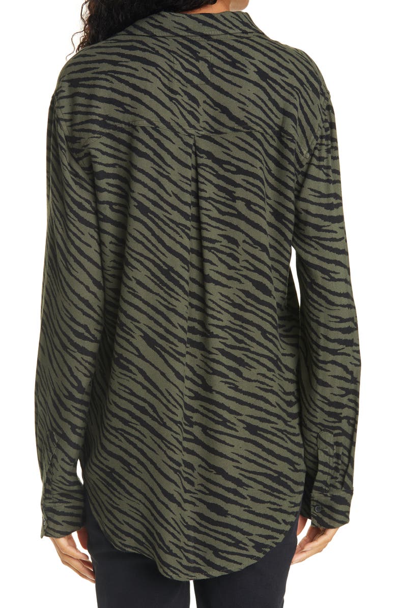 Rails Hunter Animal Stripe Button-Up Shirt | Nordstromrack