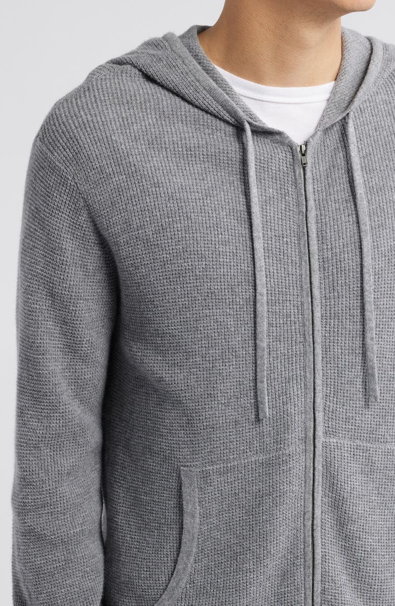 ATM Anthony Thomas Melillo Waffle Knit Zip Hoodie | Nordstrom