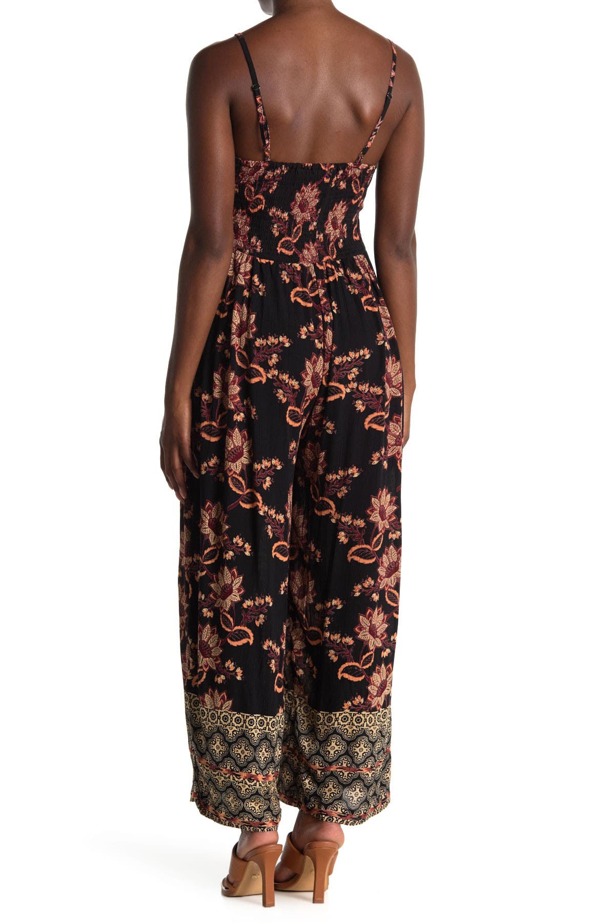Floral Smocked Bodice Jumpsuit (Women) | Nordstromrack