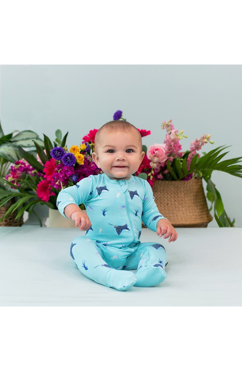 Kyte BABY Eagle Ray Zip Footie | Nordstromrack