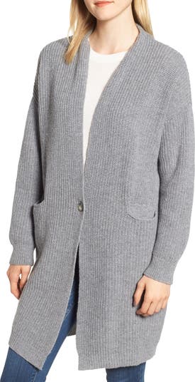 Barbour Audrey Longline Wool Cardigan | Nordstrom