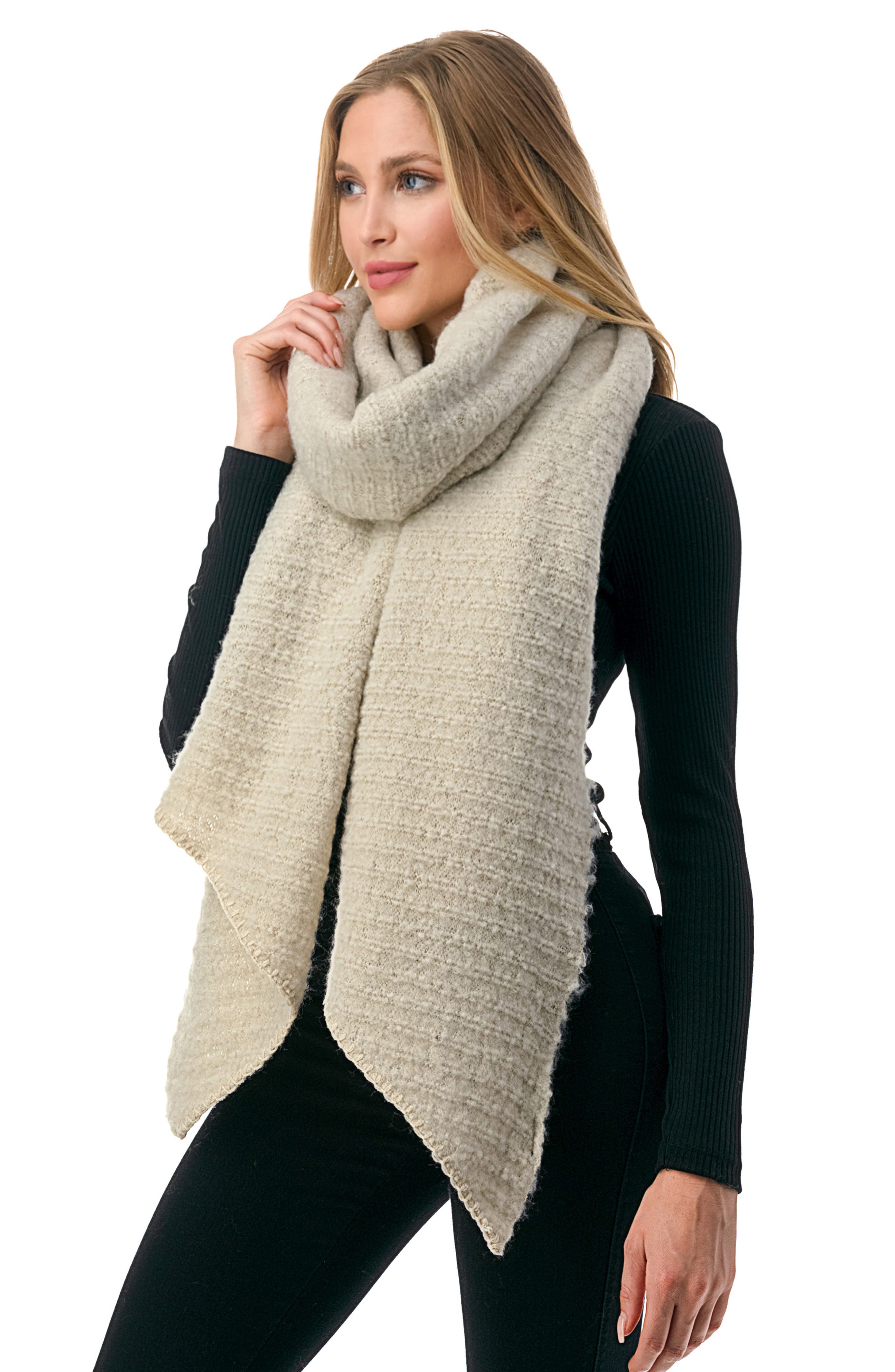 MARCUS ADLER Ultra Soft Whip Stitch Scarf (Women) | Nordstromrack