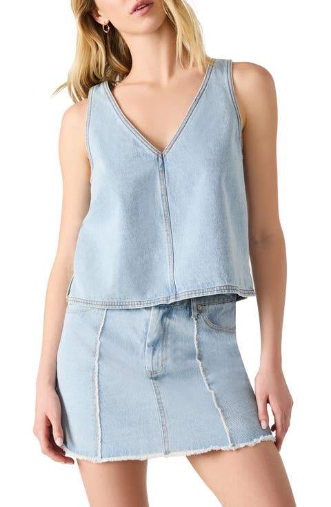 Women's Tank Denim Tops | Nordstrom
