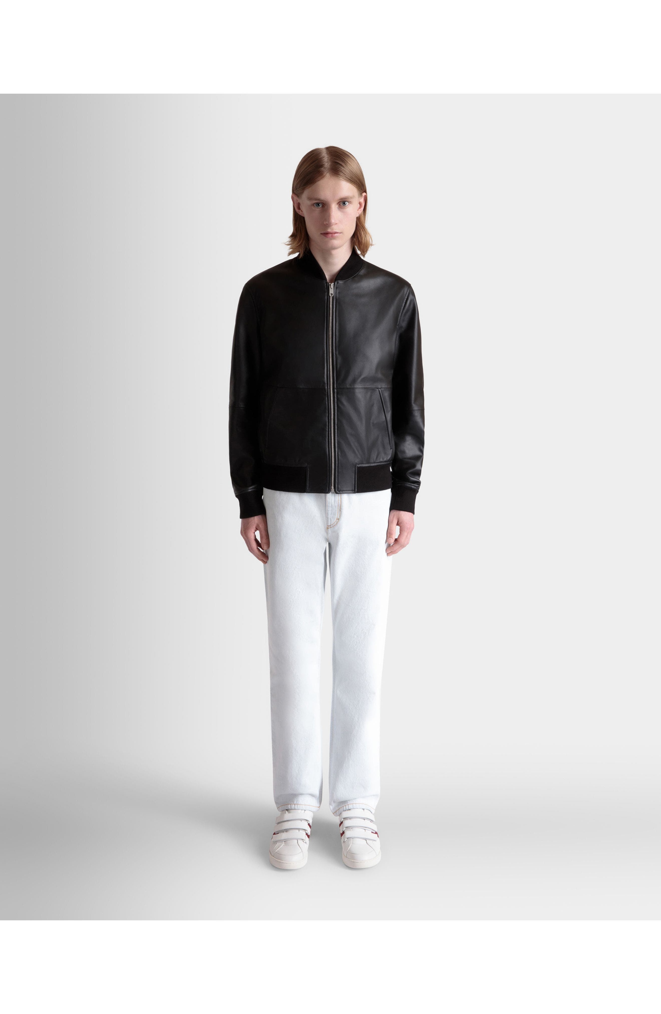 Bally Bomber in Leather | Nordstrom