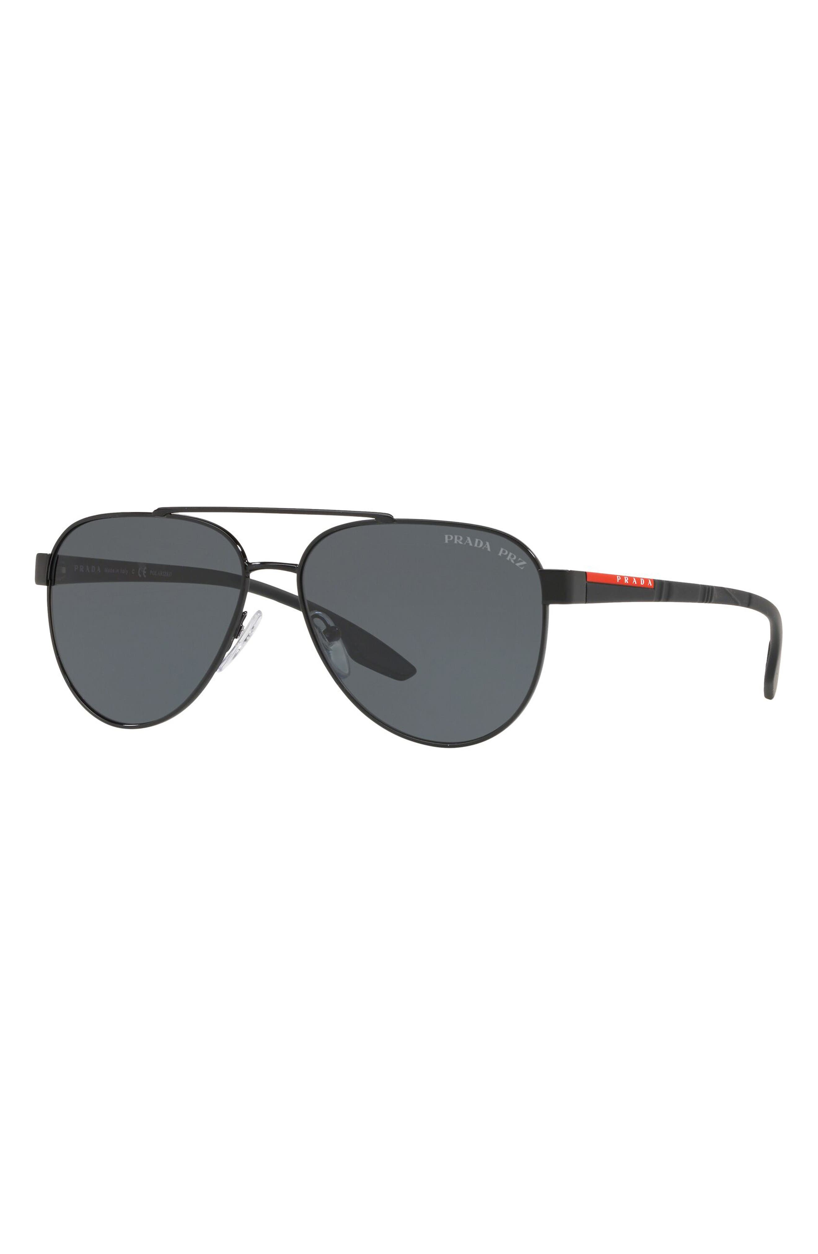 Prada Linea Rossa PRADA SPORT 61mm Polarized Aviator Sunglasses ...