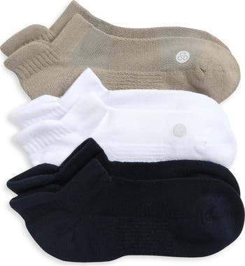 Zella 3-Pack Tab Ankle Socks | Nordstromrack