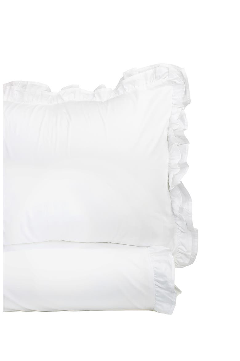 Percale Cotton Double Ruffle Duvet Set - Twin | Nordstromrack