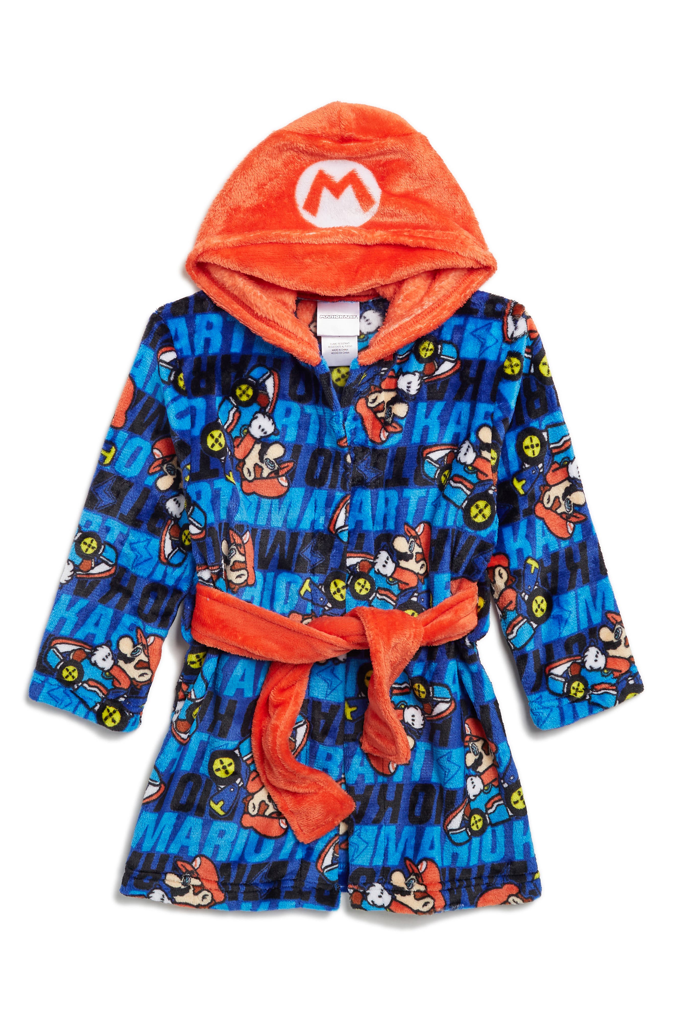 KOMAR Kids' Super Mario™ Mario Hooded Robe | Nordstromrack