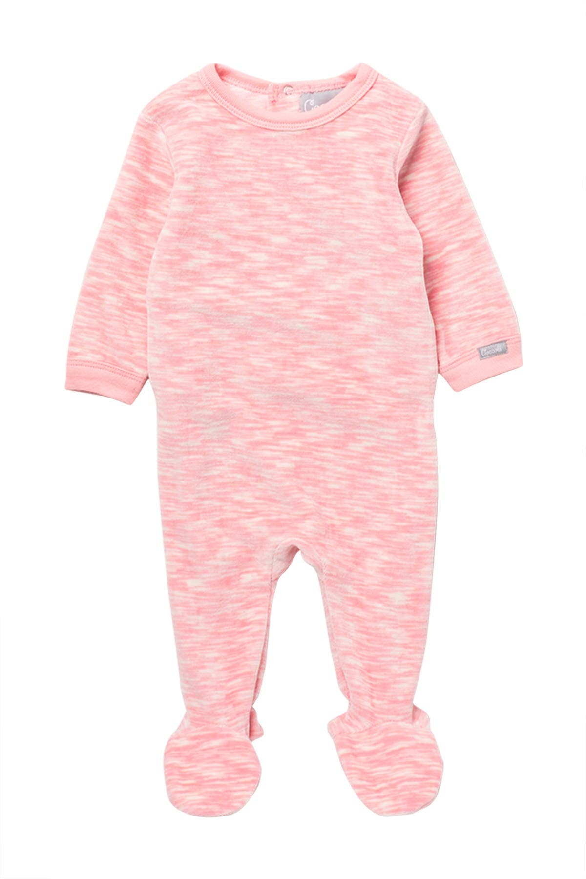 Coccoli Melange Velour Footie | Nordstromrack