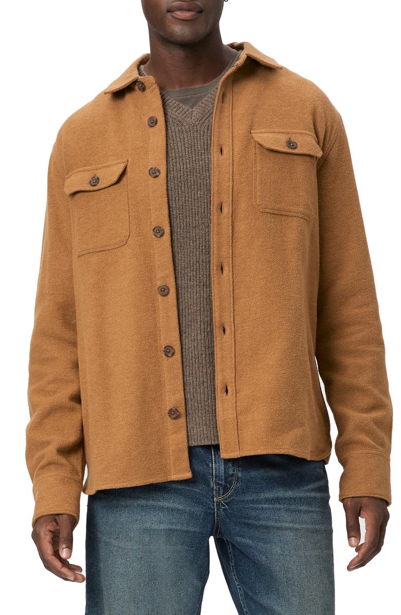 PAIGE Wilbur Cotton Twill Overshirt | Nordstrom