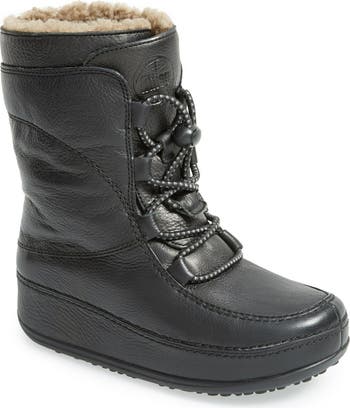 FitFlop 'Mukluk Moc' Lace Up Boot (Women) | Nordstrom