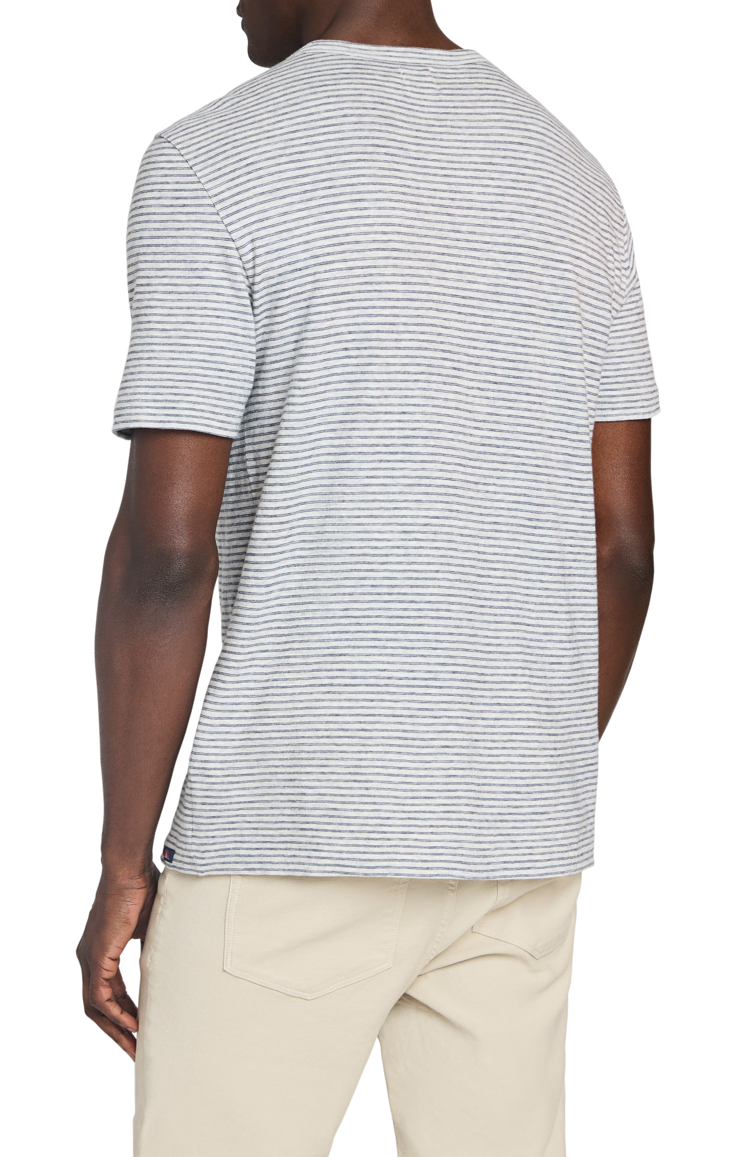 Faherty Stripe Cotton & Modal T-Shirt | Nordstromrack