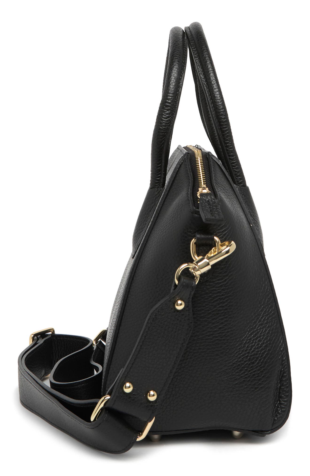 VALENTINO BY MARIO VALENTINO Minimi Rock Leather Satchel | Nordstromrack