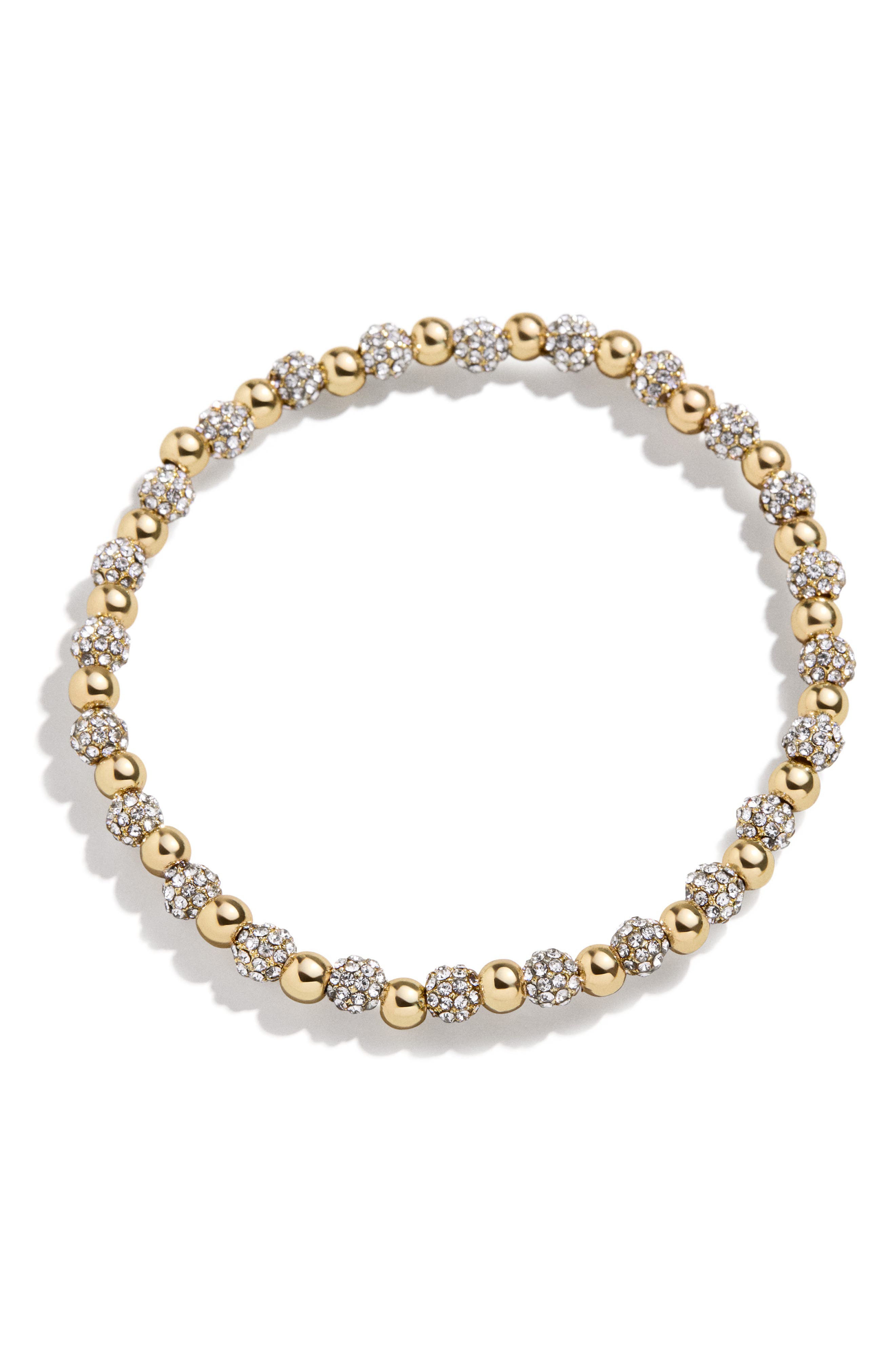 BaubleBar Pisa Pavé Crystal Beaded Stretch Bracelet | Nordstromrack