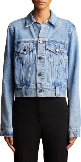 Khaite Rizzo Crop Denim Jacket | Nordstromrack