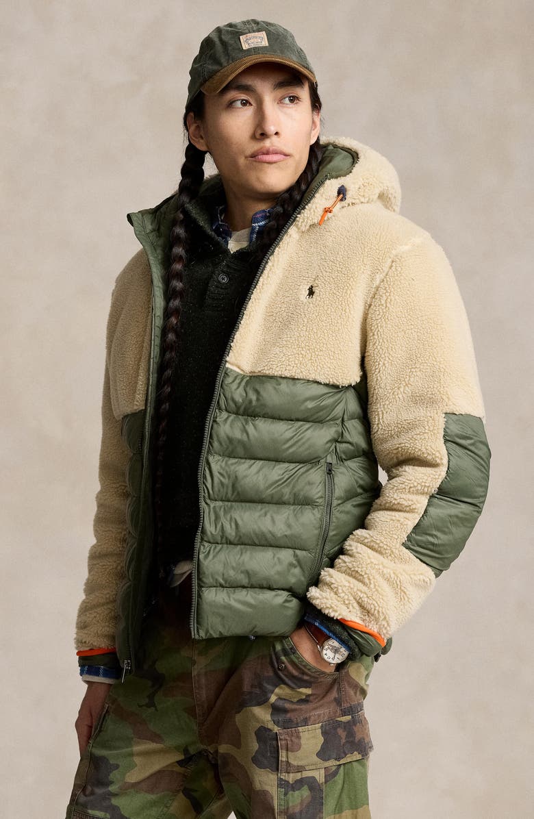 Polo Ralph Lauren Mixed Media Insulated Jacket | Nordstrom