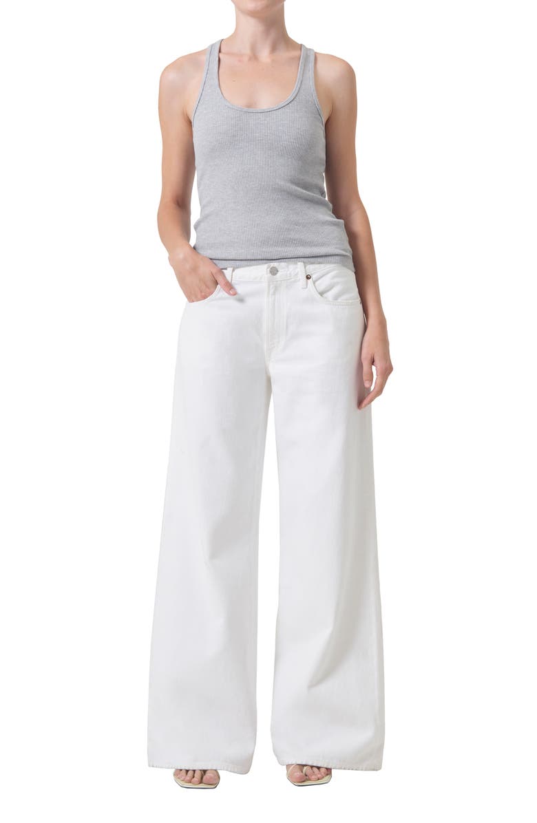 AGOLDE Clara High Waist Wide Leg Organic Cotton Jeans | Nordstromrack