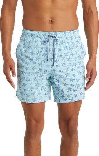 Peter Millar Seeing Stars Magic Print Swim Trunks | Nordstrom