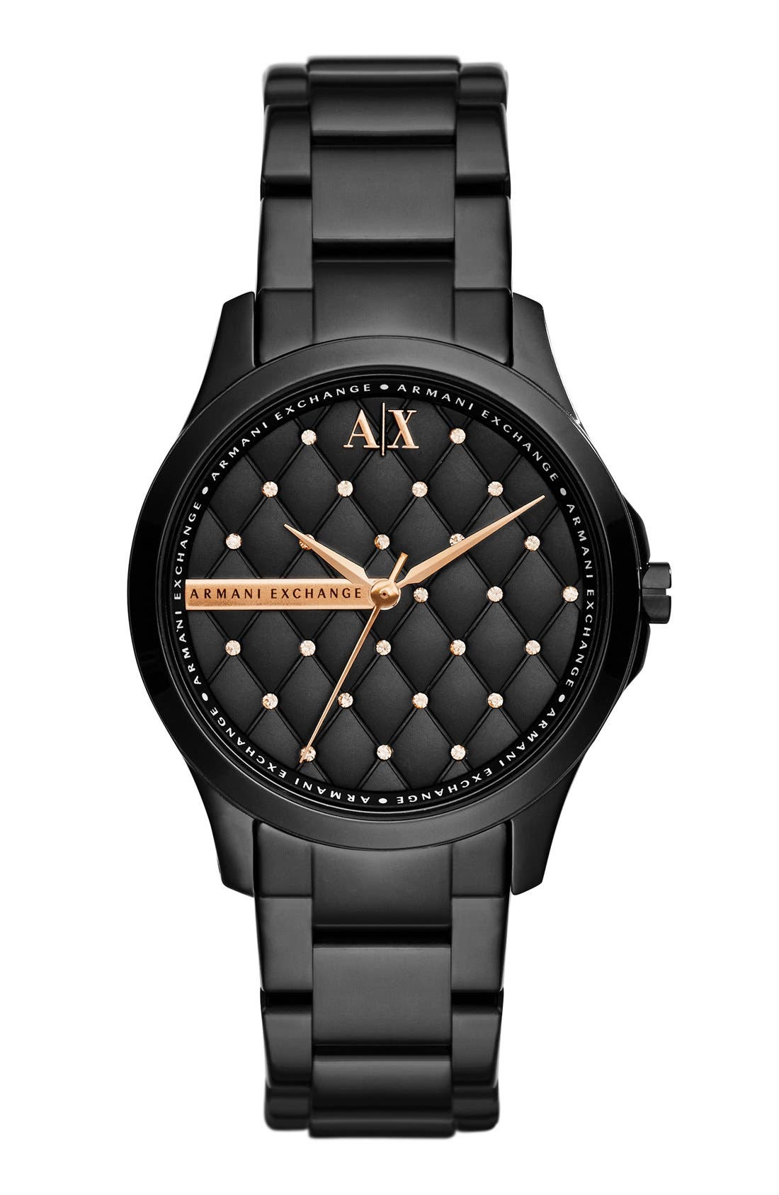 AX Armani Exchange Quilted Dial Bracelet Watch, 36mm | Nordstrom