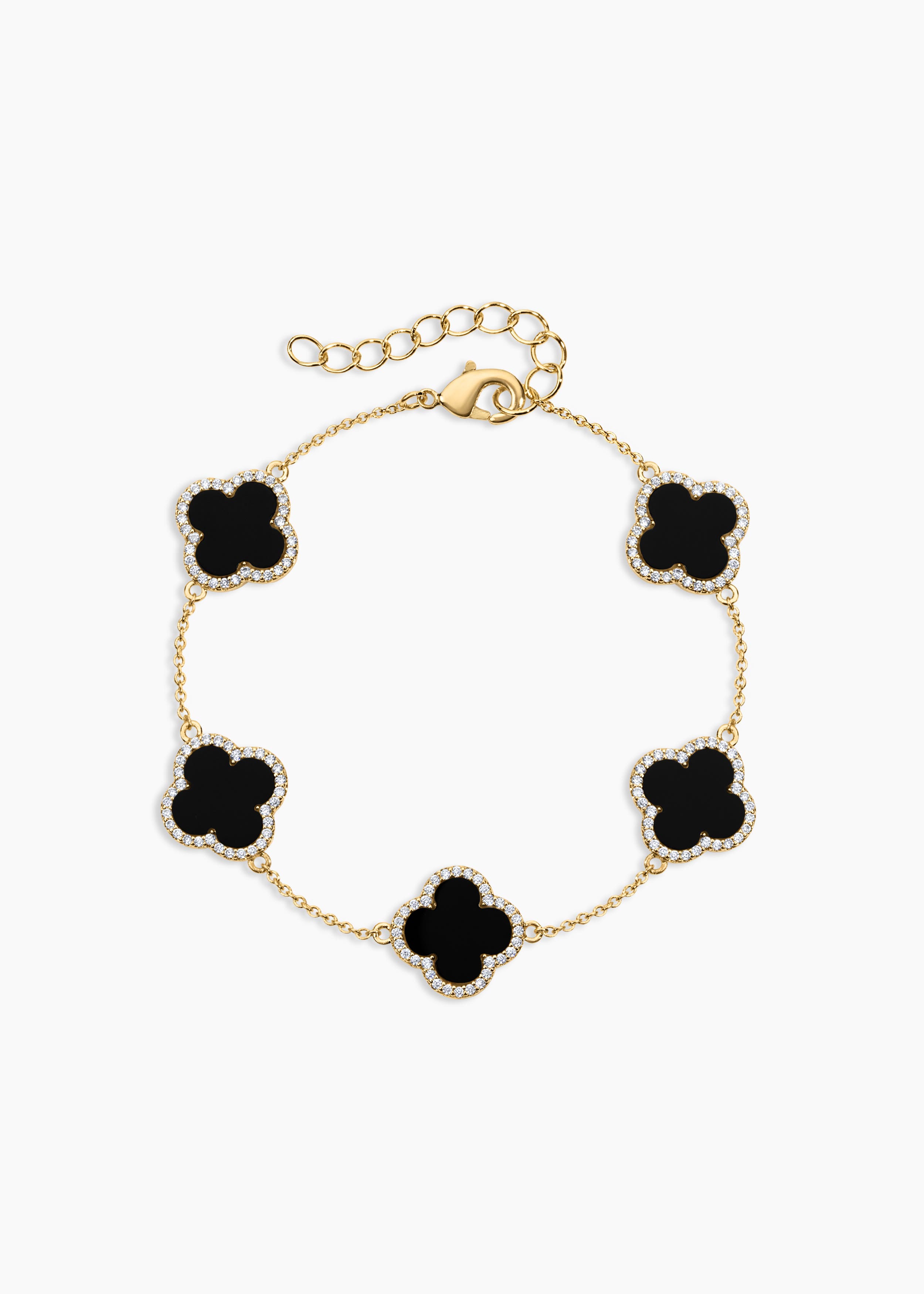Electric Picks Icon Black Clover Bracelet | Nordstrom