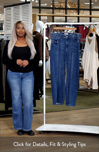 WARP+WEFT NCE High Waist Relaxed Wide Leg Knit Jeans | Nordstromrack