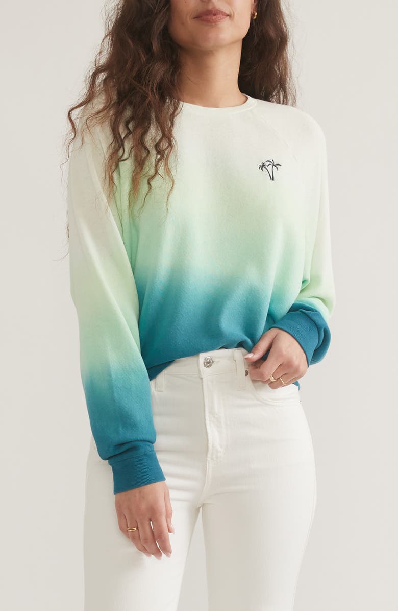Marine Layer Dip Dye Cotton Sweatshirt | Nordstromrack