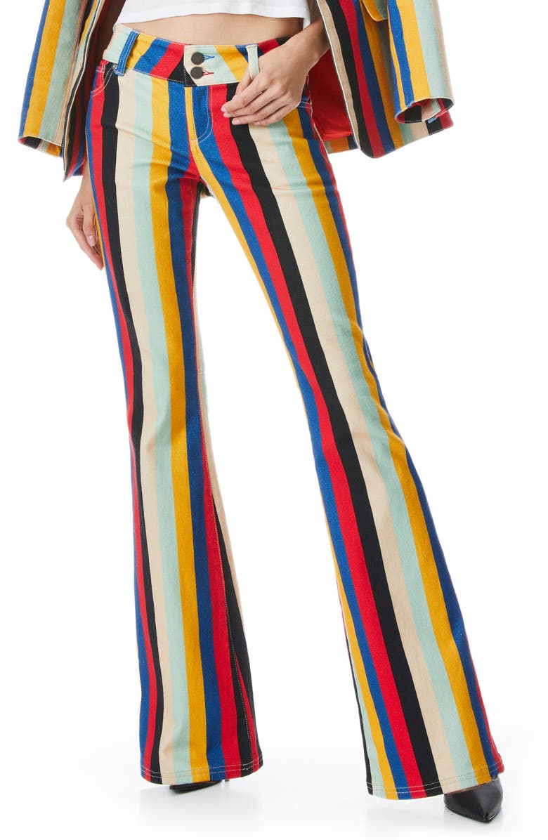 Alice + Olivia Stacey Low Rise Bell Bottom Pants | Nordstromrack