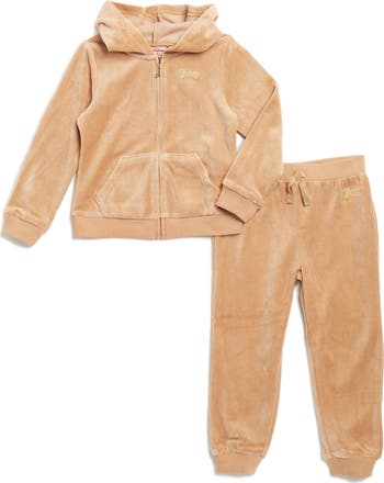 Juicy Couture Kids' Velour Zip-Up Hoodie & Joggers Set | Nordstromrack