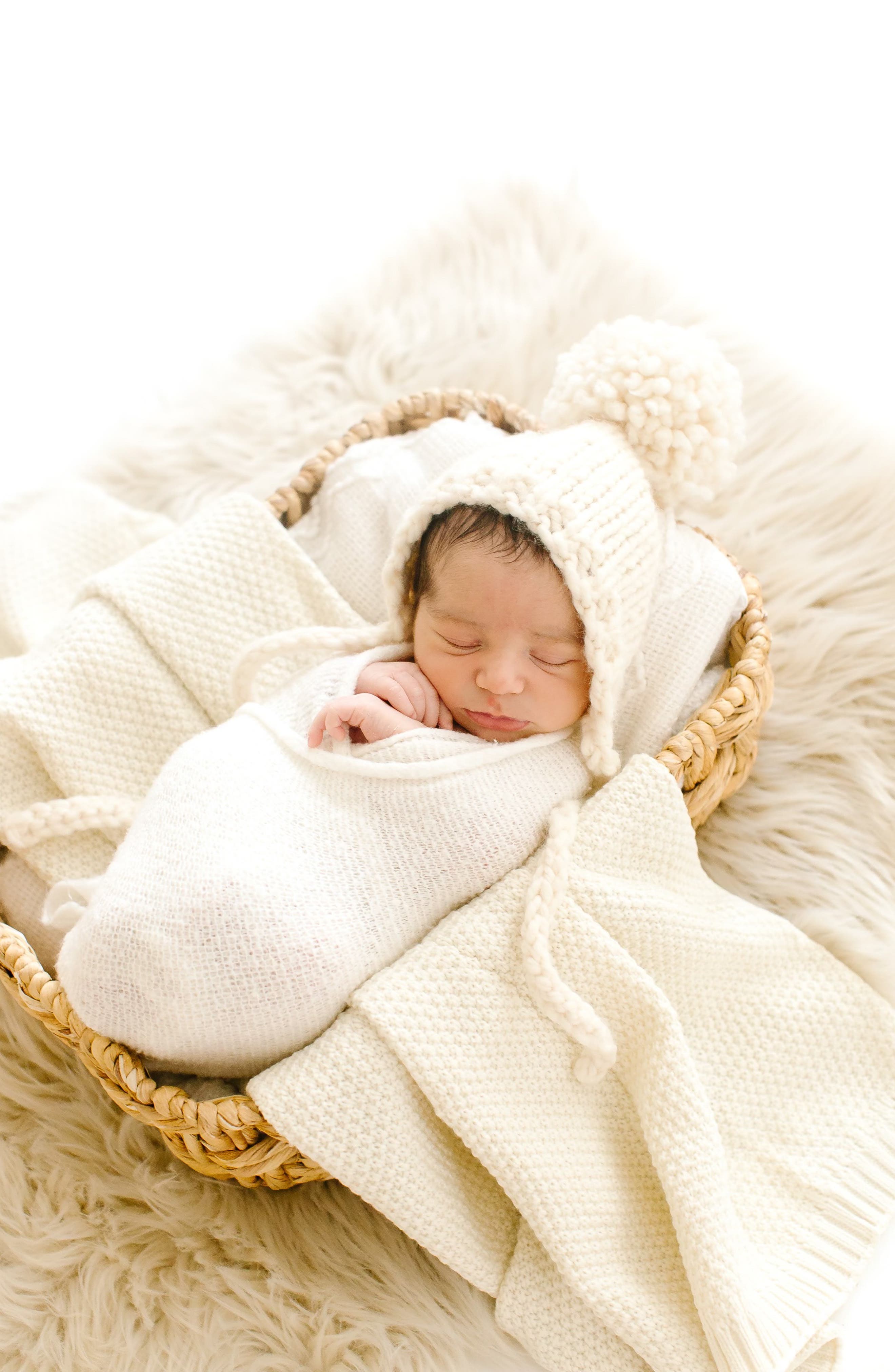 PINE + POPPY Aurora Pompom Bonnet | Nordstrom