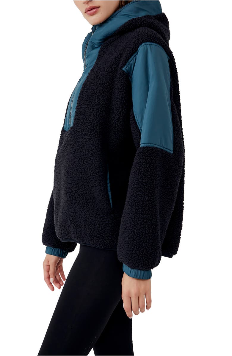 FP Movement by Free People Lead the Pack Fleece Hooded Pullover | Nordstrom