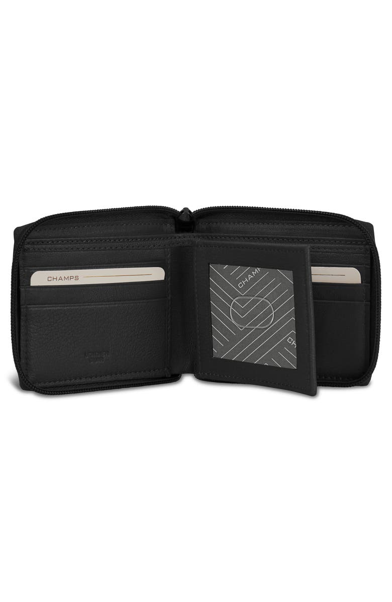 CHAMPS Onyx Zip Around Bifold Wallet | Nordstromrack
