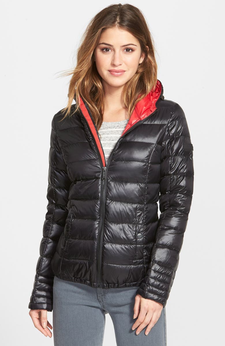 DKNY Hooded Packable Down Jacket | Nordstrom