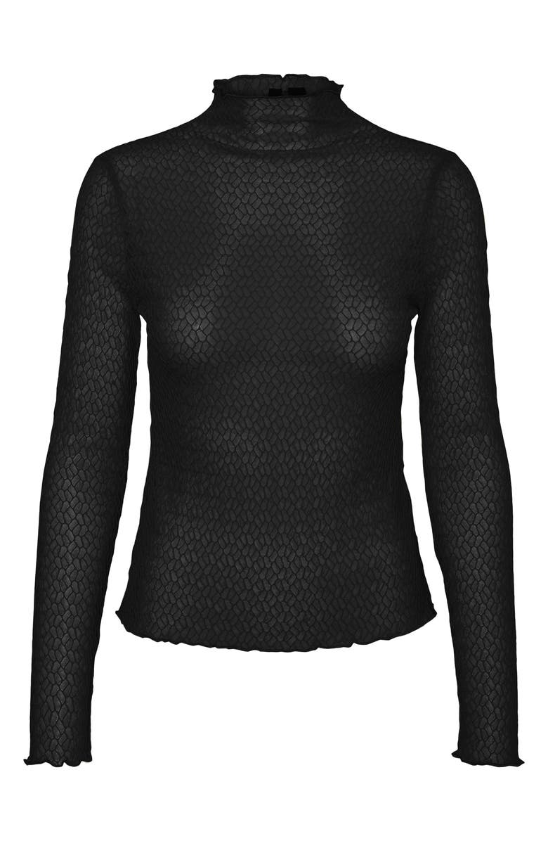 VERO MODA Catja Textured Mesh Top | Nordstromrack