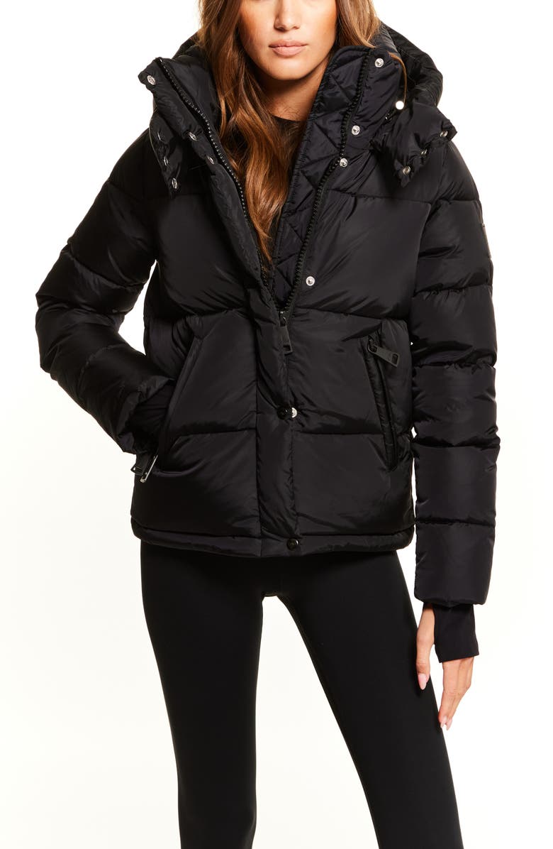 SAM. Remy Water Repellent Down Puffer Jacket with Removable Hood ...