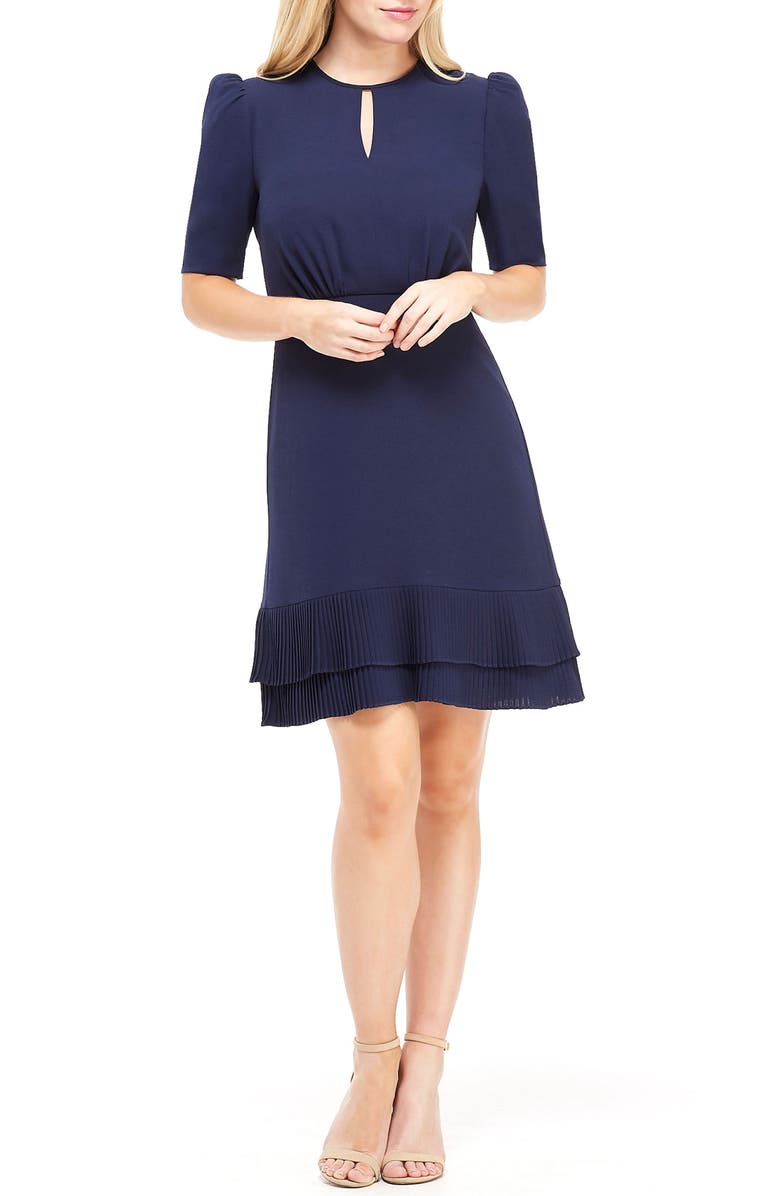Maggy London Pleat Hem A-Line Dress | Nordstromrack