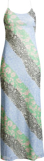 ASOS DESIGN Mix Print Slipdress | Nordstromrack