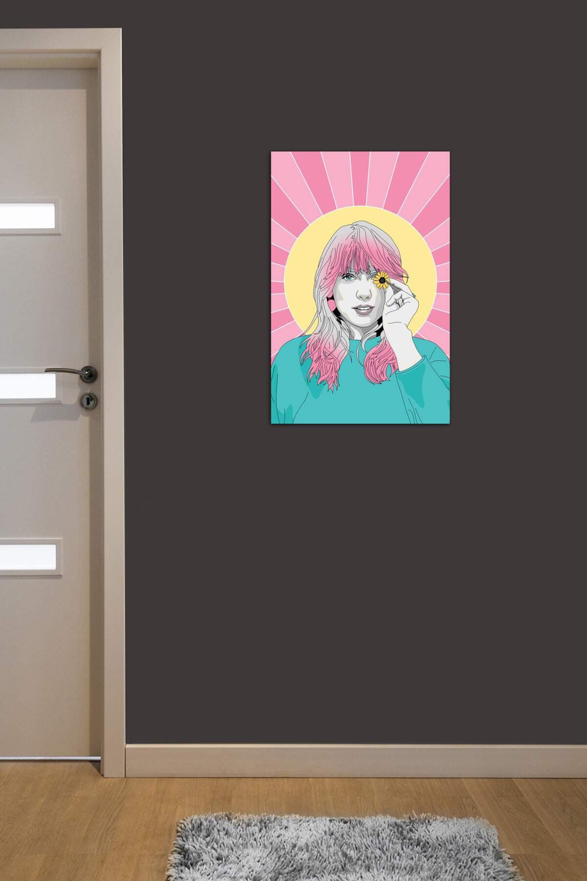iCanvas Taylor Swift by Sammy Gorin Canvas Wall Art - 18" x 26 ...