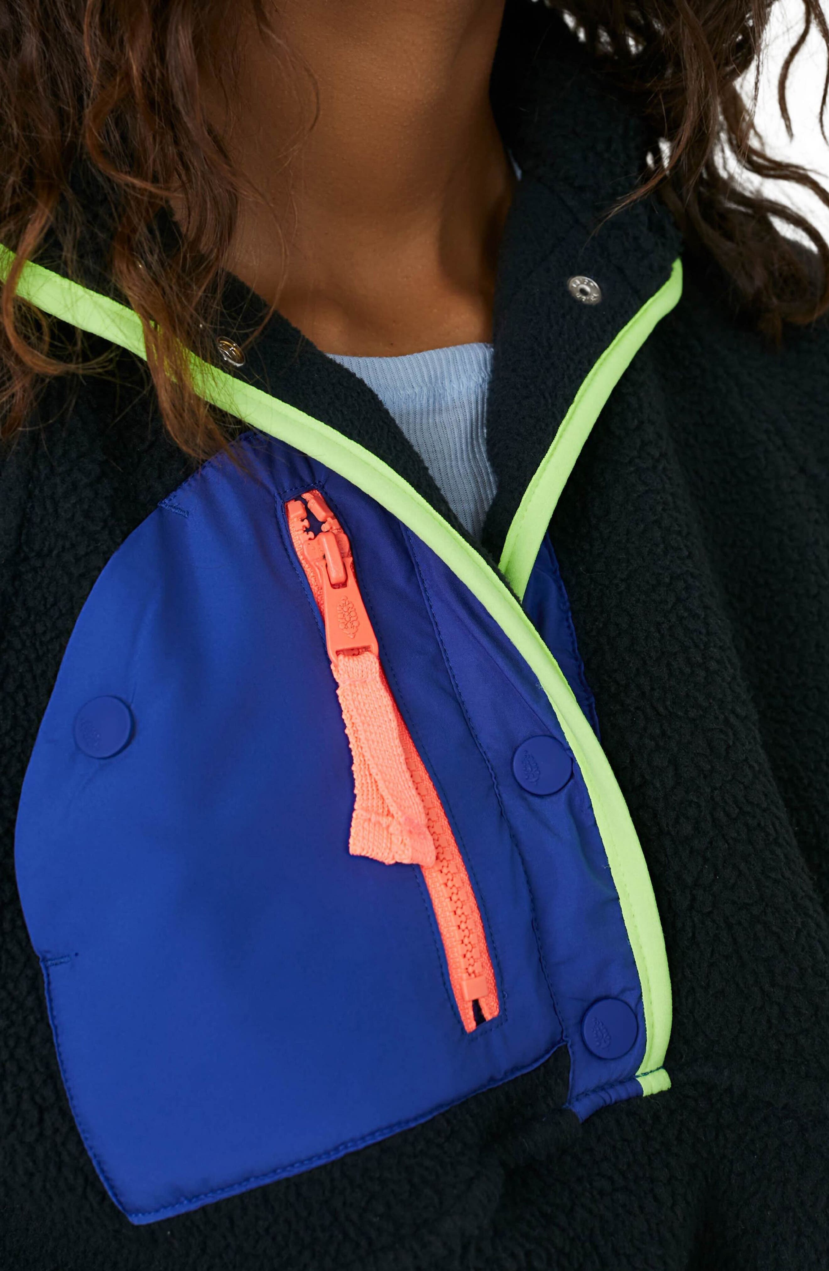 Free People Hit the Slopes Colorblock Pullover | Nordstrom